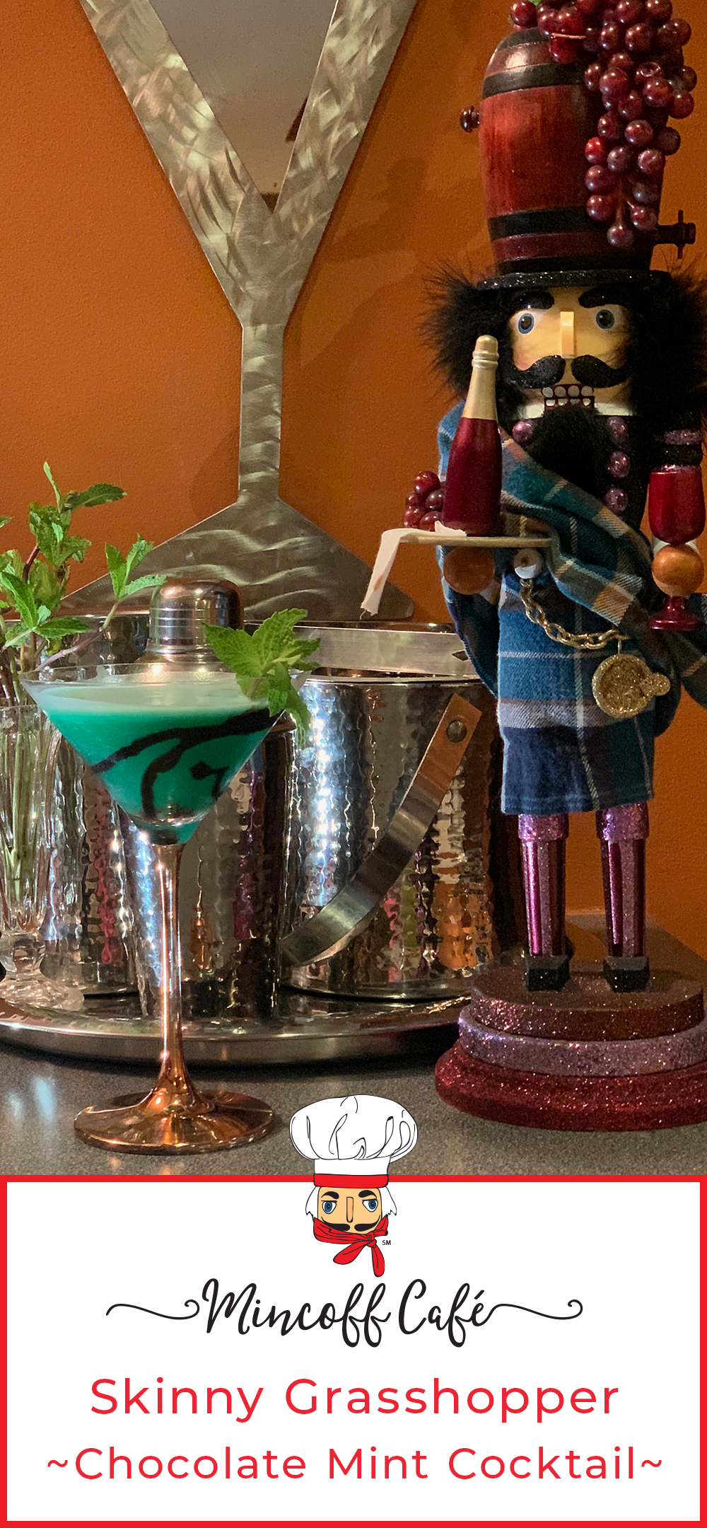 Skinny Grasshopper - Chocolate Mint Cocktail | Mincoff Café